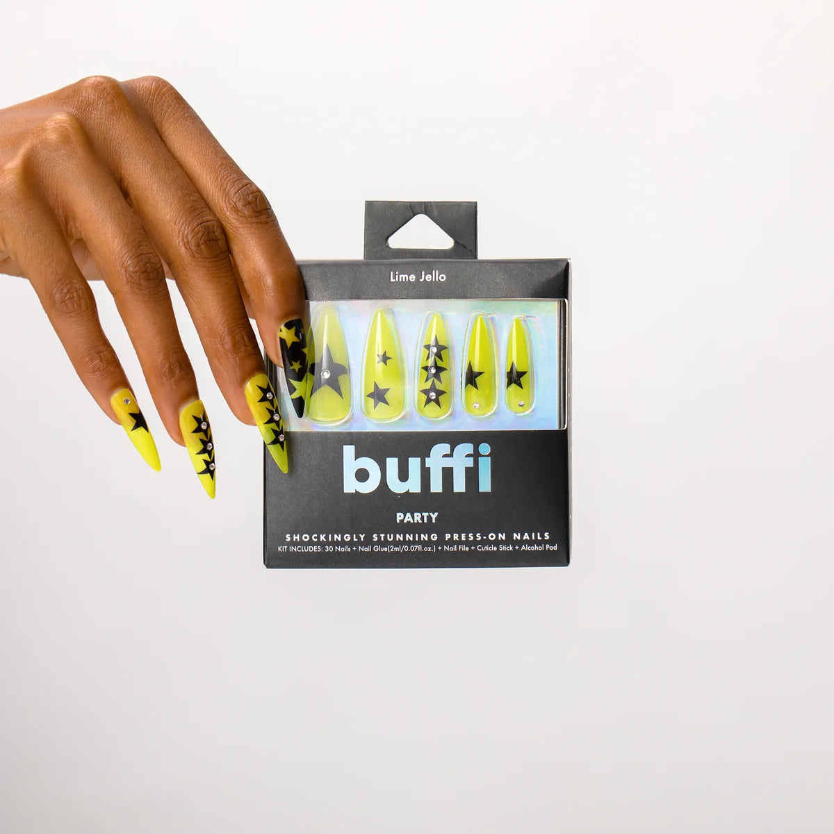 Buffi press on nails - 03 Lime jello – PULP Tahiti