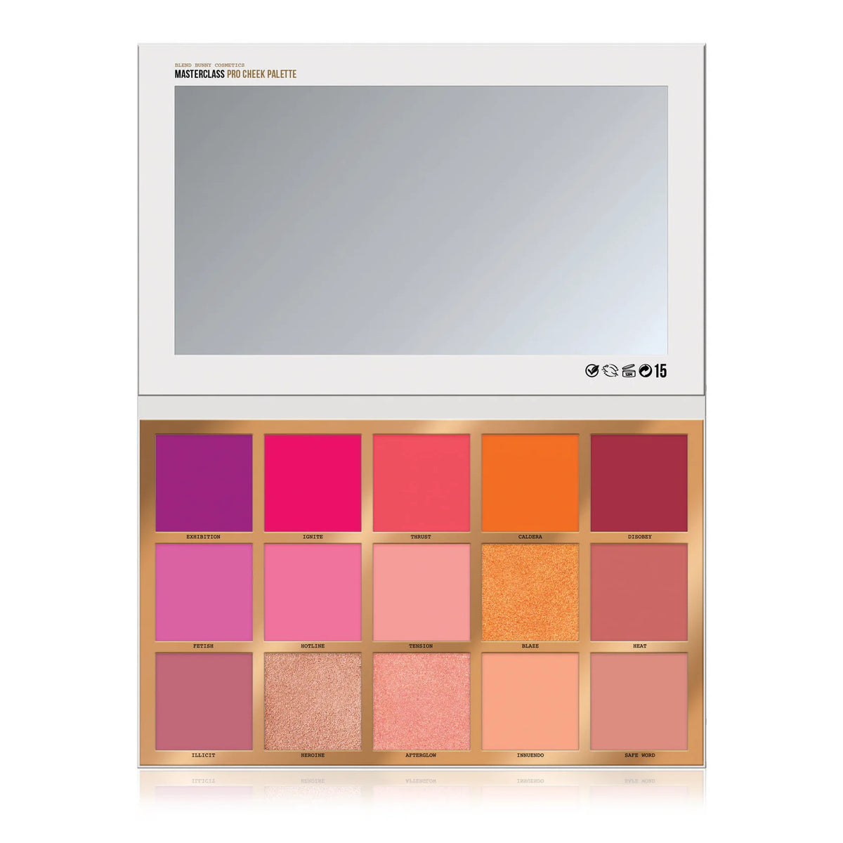 Masterclass Pro cheek palette 15c - Palette de 15 fards à joue – PULP ...